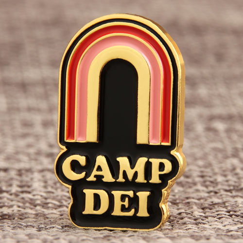 Soft Enamel Pins | Camp Dei Lapel Pins | Cheap - EnamelPins.com